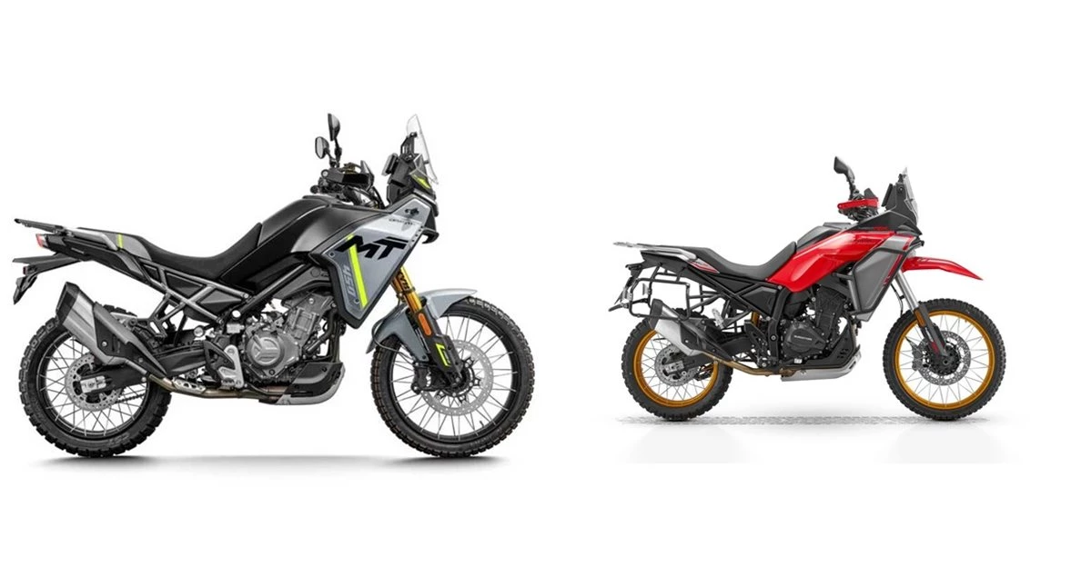 Motorrad Vergleich CFMOTO 450MT 2024 vs. QJ Motor SRT 450 RX 2026