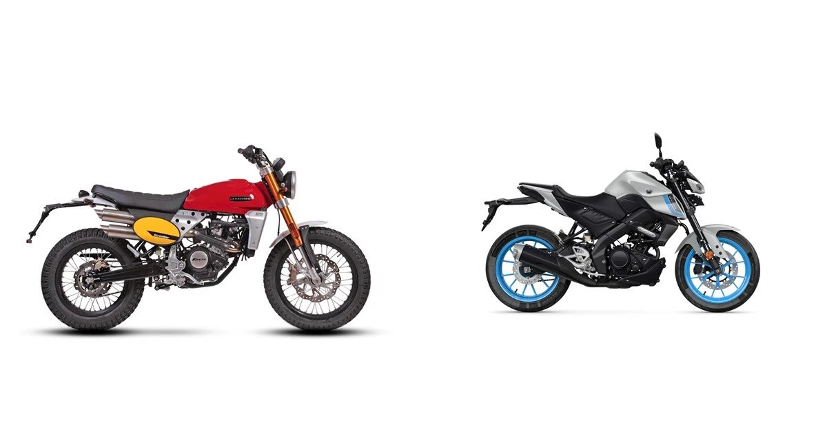 Fantic Caballero Scrambler 125 2025 vs Yamaha MT-125 2025