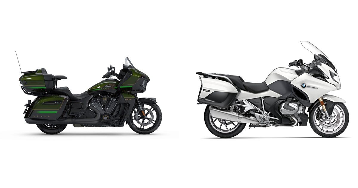 Comparaison des motos Indian Pursuit Elite 2025 VS. BMW R 1250 RT 2019