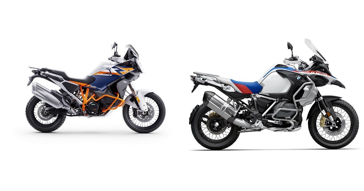 Motorrad Vergleich KTM 1390 Super Adventure R 2026 vs. BMW R 1250 GS ...