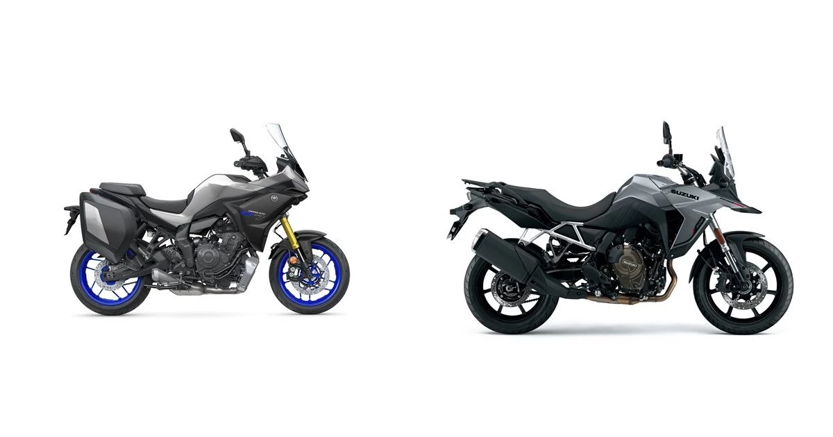 Motorrad Vergleich Yamaha Tracer 7 GT 2026 vs. Suzuki V-Strom 800 2025