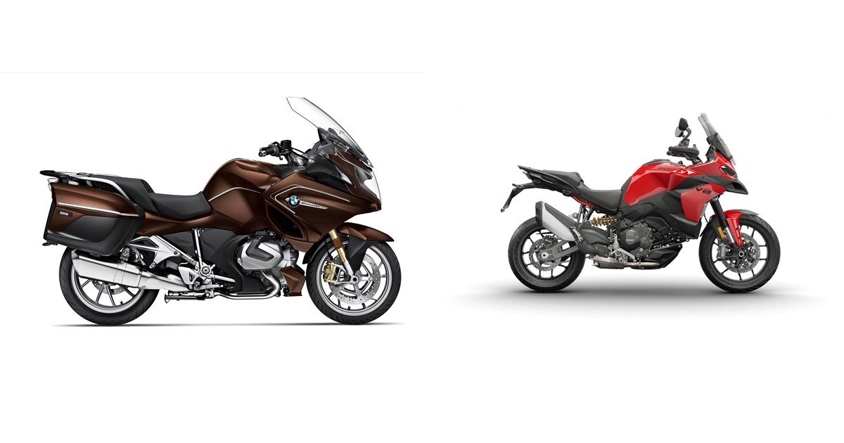 Motorrad Vergleich BMW R 1250 RT 2020 vs. Ducati Multistrada V2 S 2025