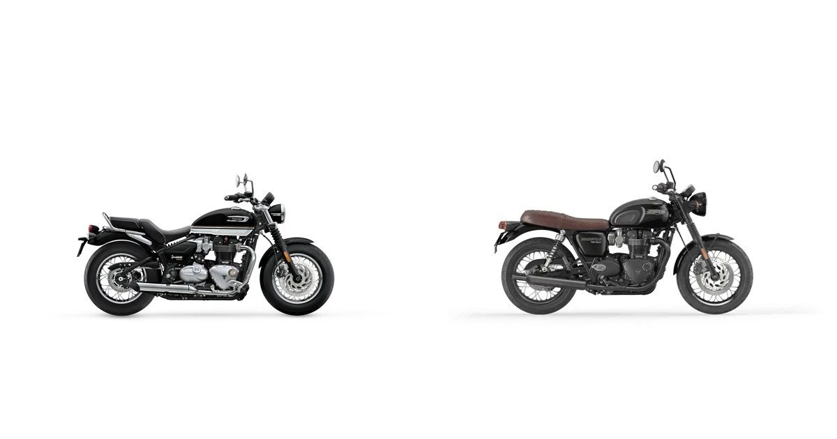 Motorrad Vergleich Triumph Bonneville Speedmaster 2026 vs. Triumph ...