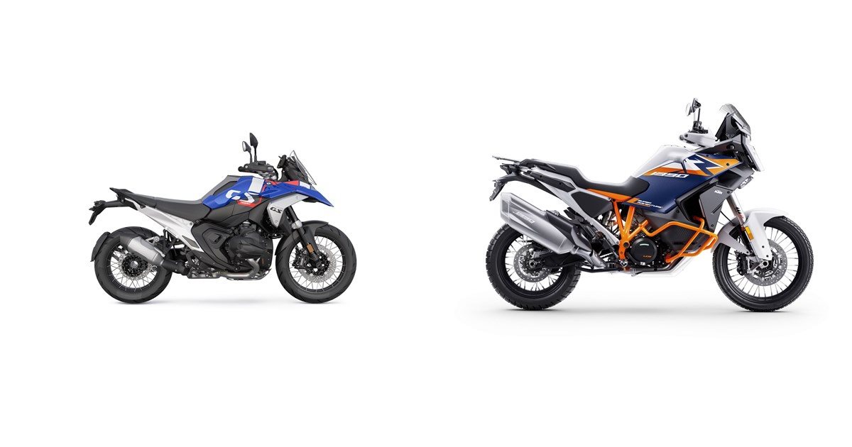 Motorrad Vergleich BMW R 1300 GS 2024 vs. KTM 1390 Super Adventure R 2026