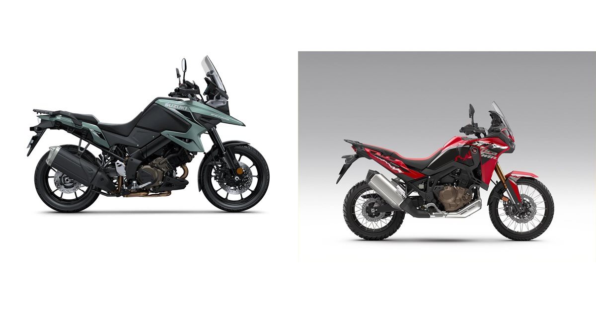 Comparaison des motos Suzuki V-Strom 1050 2026 VS. Honda CRF1100L ...