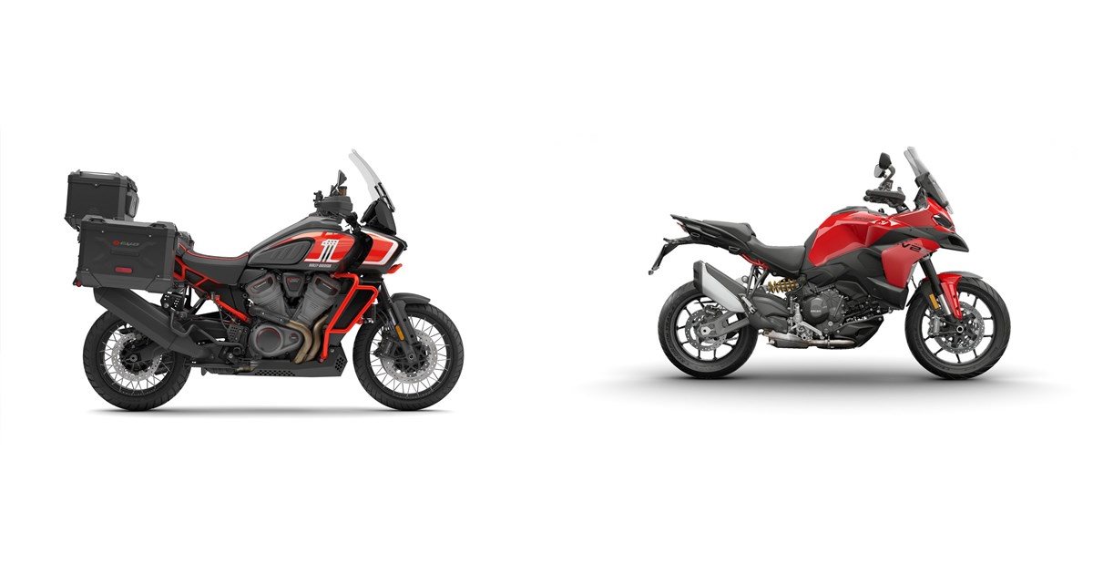 Motorrad Vergleich Harley-Davidson CVO Pan America 2024 vs. Ducati ...