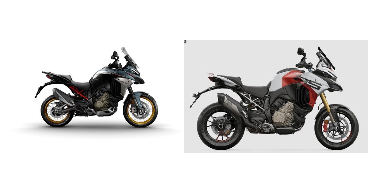 Motorrad Vergleich Ducati Multistrada V4 Rally 2026 vs. Ducati ...