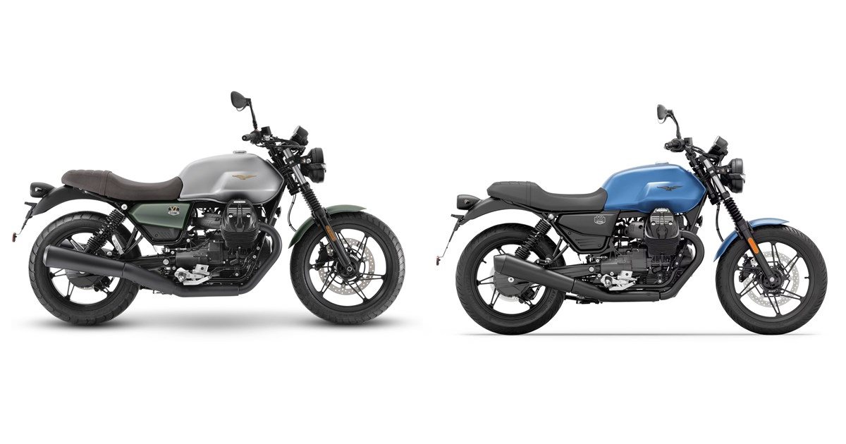 Motorrad Vergleich Moto Guzzi V7 Stone Centenario 2022 vs. Moto Guzzi ...