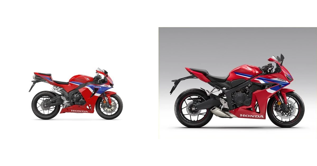 Comparaison des motos Honda CBR600RR 2026 VS. Honda CBR650R 2026