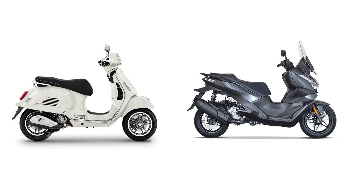 Motorrad Vergleich Vespa GTS 310 Super 2025 vs. Voge SR3 2025