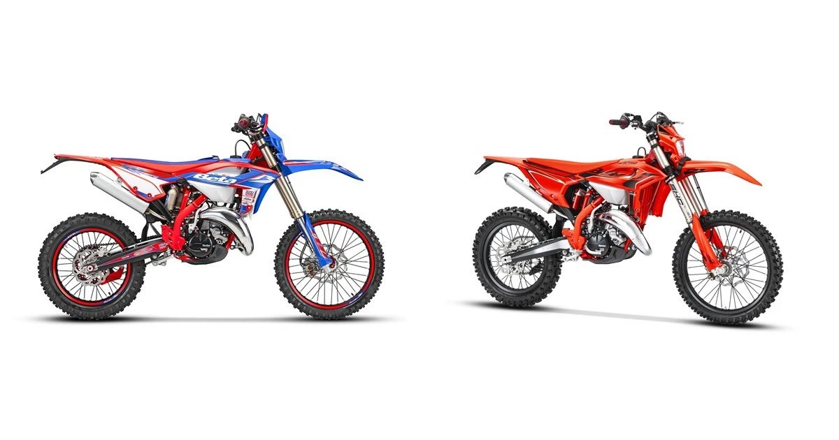Beta RR RACING 2T 125 2024 vs Beta RR X-PRO 2T 125 2026