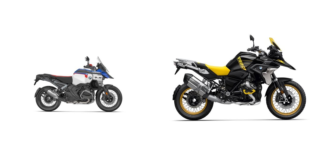 Confronto tra moto BMW R 1300 GS Adventure 2026 VS. BMW R 1250 GS ...