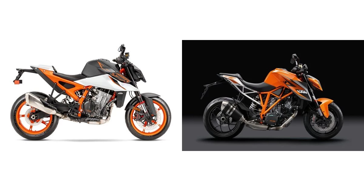 Comparaison des motos KTM 990 Duke R 2026 VS. KTM 1290 Super Duke R 2014