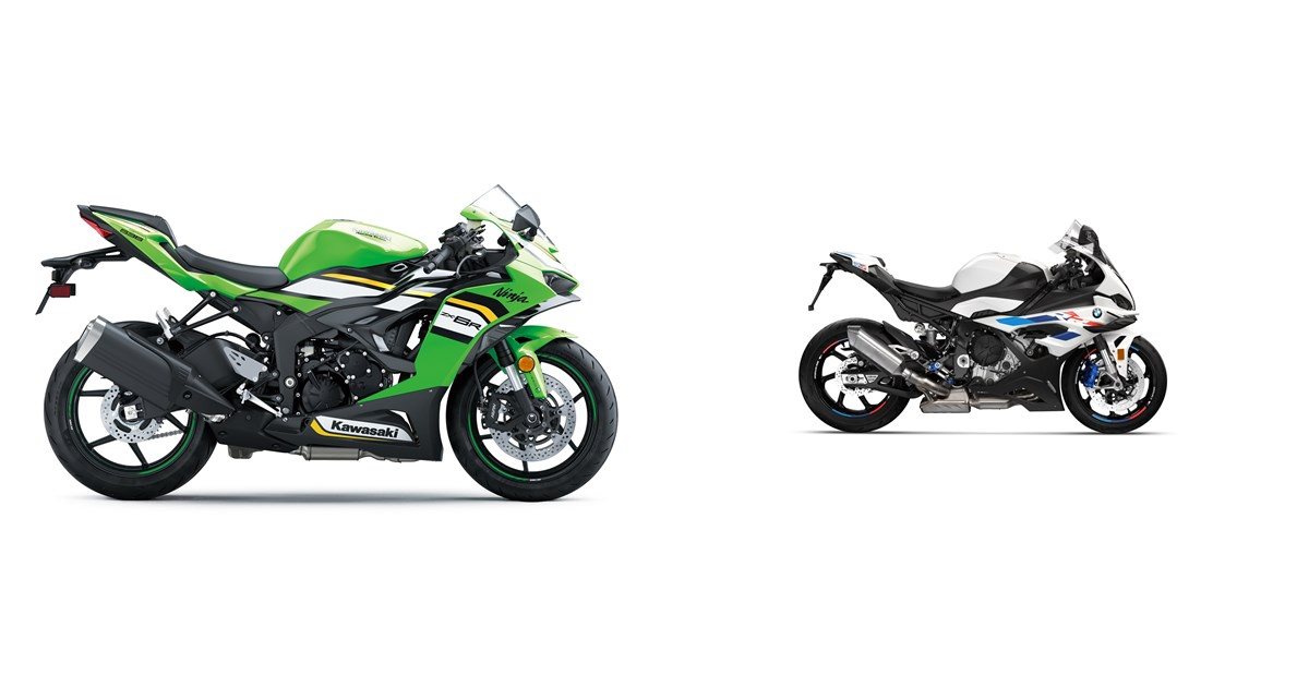 Motorrad Vergleich Kawasaki Ninja ZX-6R 2025 vs. BMW S 1000 RR 2024