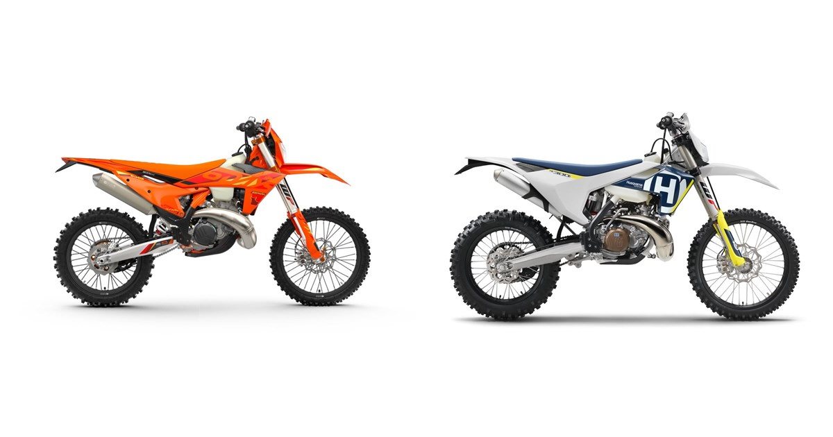 KTM 300 EXC SIX DAYS 2025 vs Husqvarna TE 300i 2018