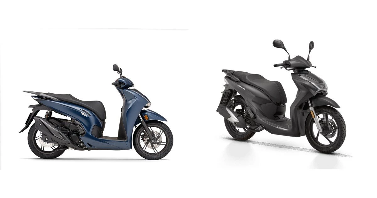 Honda SH350i 2025 vs QJ Motor SQ 16 350 2026