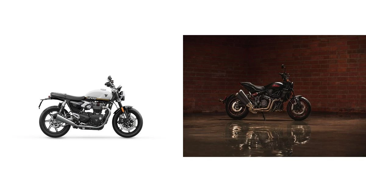Triumph Speed Twin 1200 2025 vs Indian FTR 2021