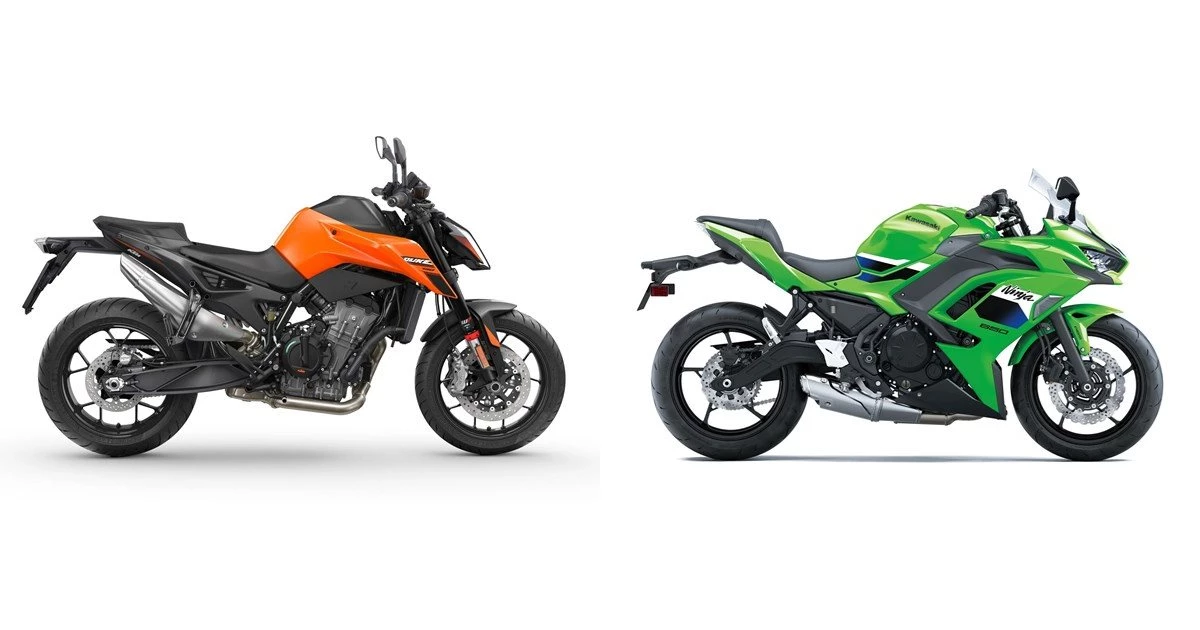 KTM 790 Duke 2026 vs Kawasaki Ninja 650 2026