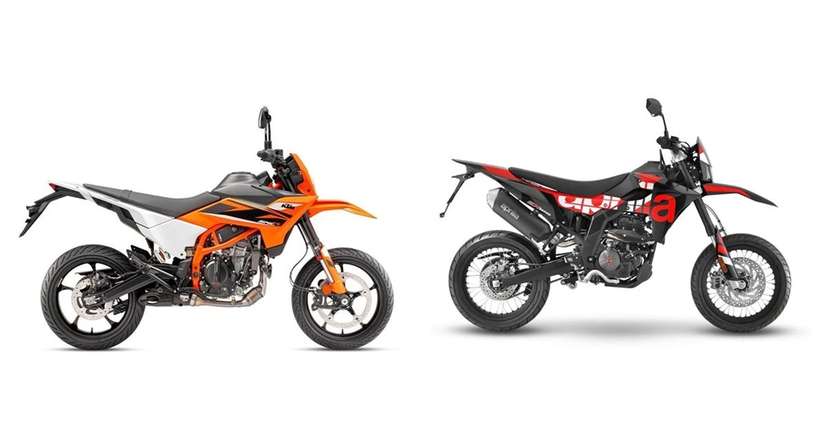 Confronto tra moto KTM 125 SMC R 2026 VS. Aprilia SX 125 2026