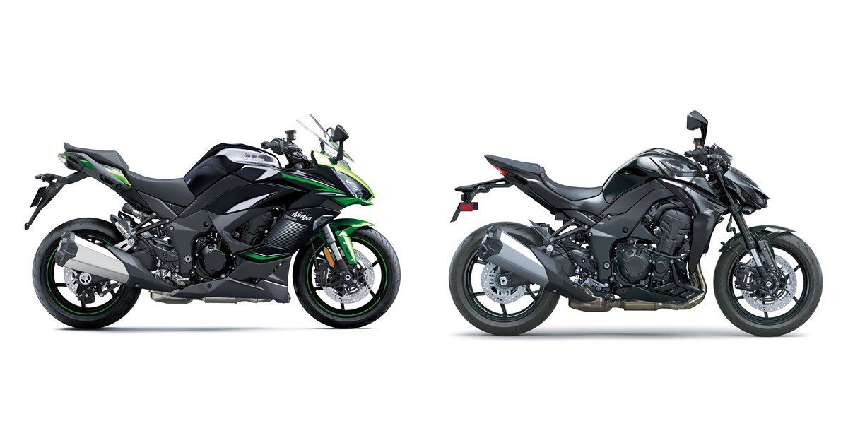Motorrad Vergleich Kawasaki Ninja 1000SX 2023 vs. Kawasaki Z1100 2026