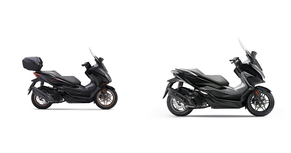 Comparaison des motos Honda Forza 125 Special Edition 2026 VS. Honda ...