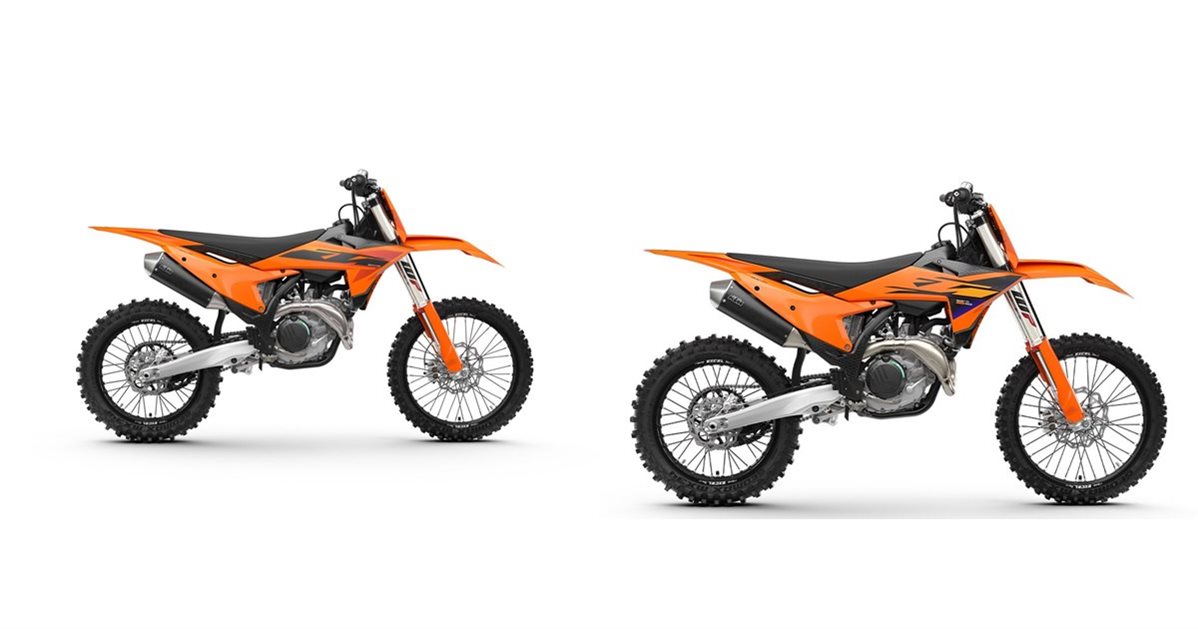 Comparaison des motos KTM 450 SX-F 2025 VS. KTM 450 SX-F 2026