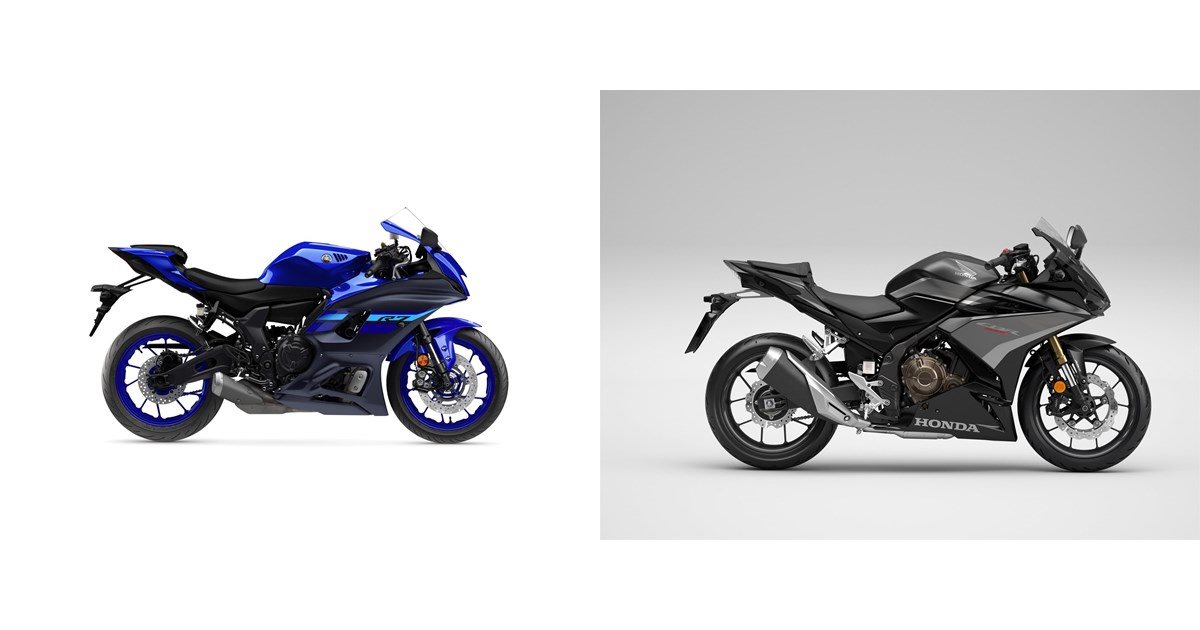 Yamaha R7 2025 vs Honda CBR500R 2022
