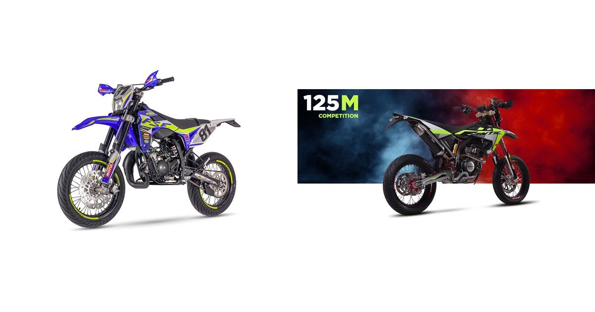 Sherco Factory SM-RS 2022 vs Fantic 125M Competition 2020