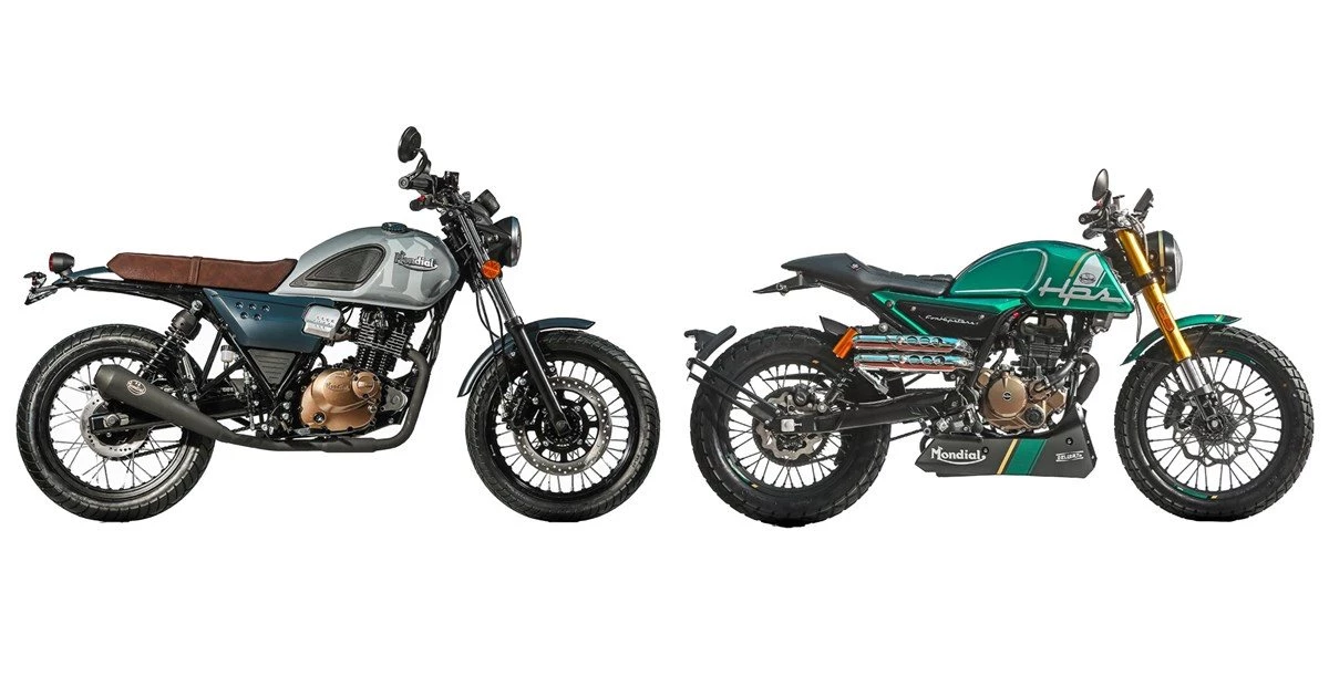 Motorrad Vergleich FB Mondial Spartan 125 2026 vs. FB Mondial HPS 125i ...