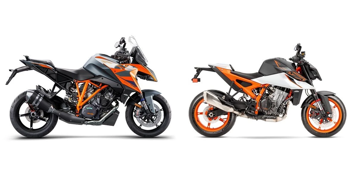 KTM 1290 Super Duke GT 2024 vs KTM 990 Duke R 2026