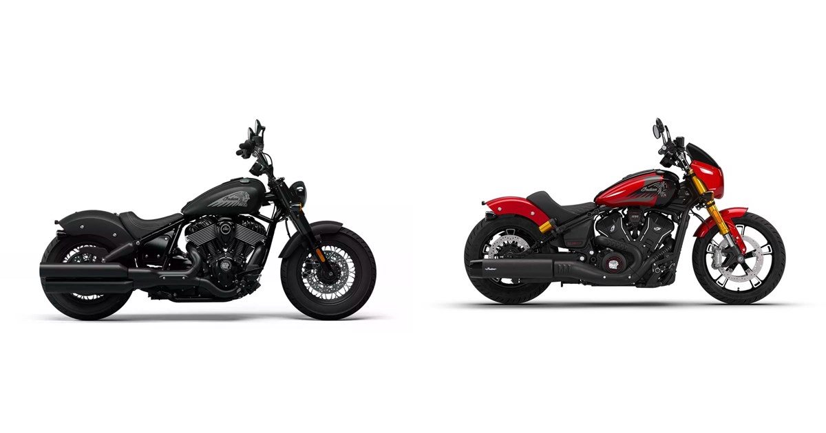 Indian Chief Bobber Dark Horse 2025 vs Indian 101 Scout 2026