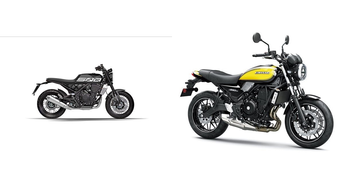 Confronto tra moto Brixton Crossfire 500 X 2025 VS. Kawasaki Z650 RS 2025