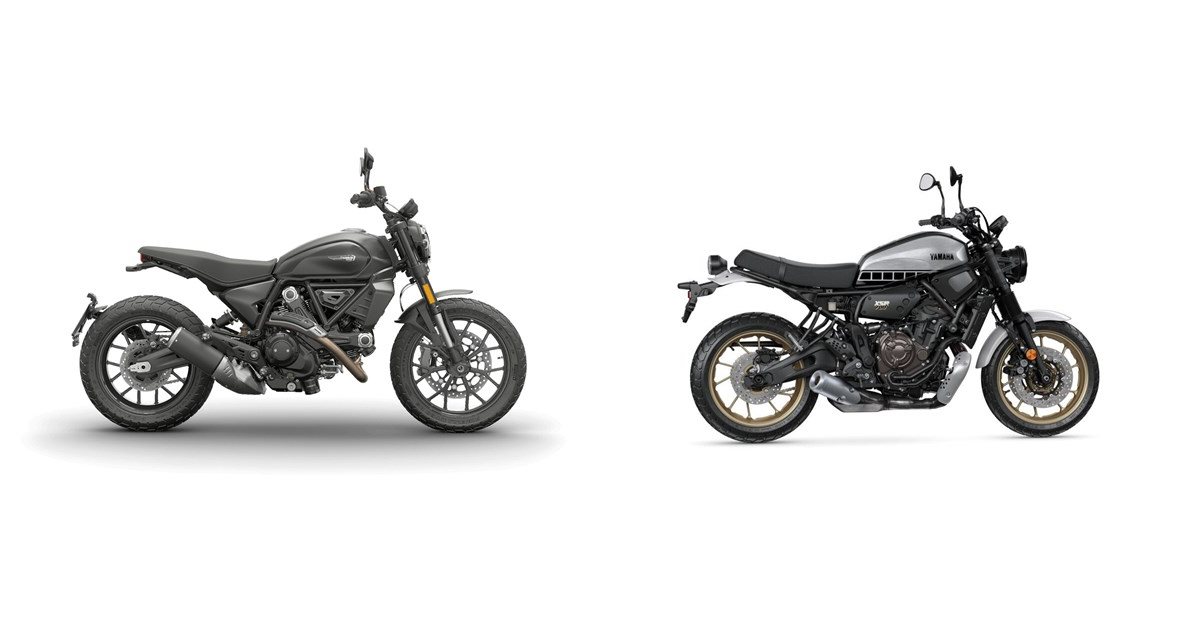 Ducati Scrambler Icon Dark 2026 vs Yamaha XSR700 Legacy 2024