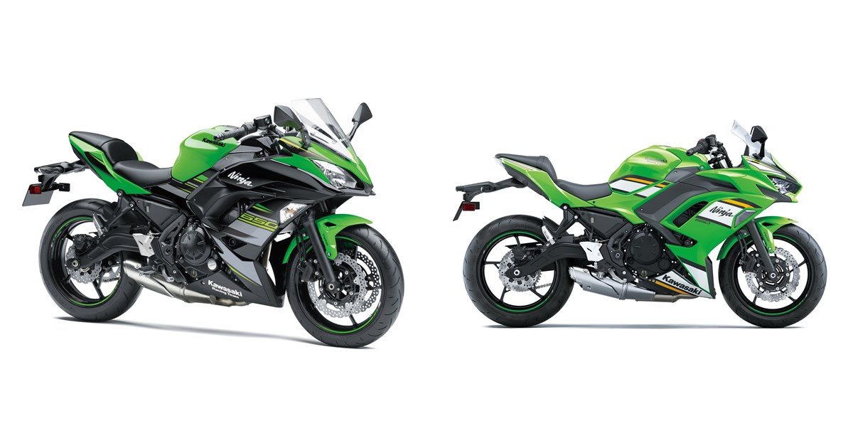 Motorrad Vergleich Kawasaki Ninja 650 KRT 2018 vs. Kawasaki Ninja 650 2025