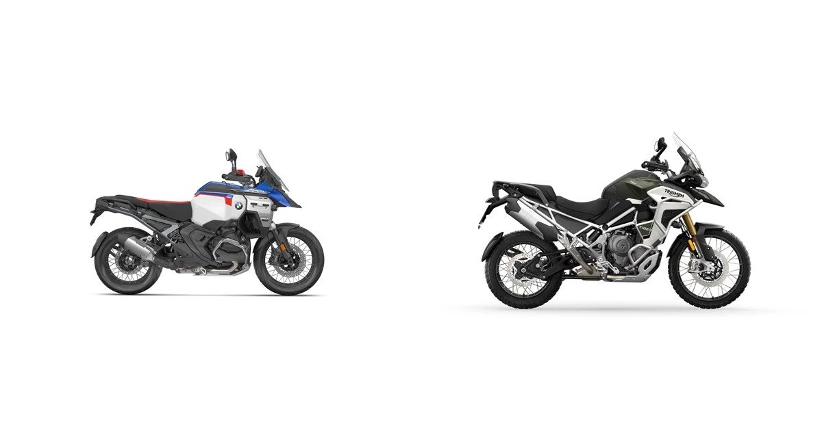 BMW R 1300 GS Adventure 2026 vs Triumph Tiger 1200 Rally Explorer 2023
