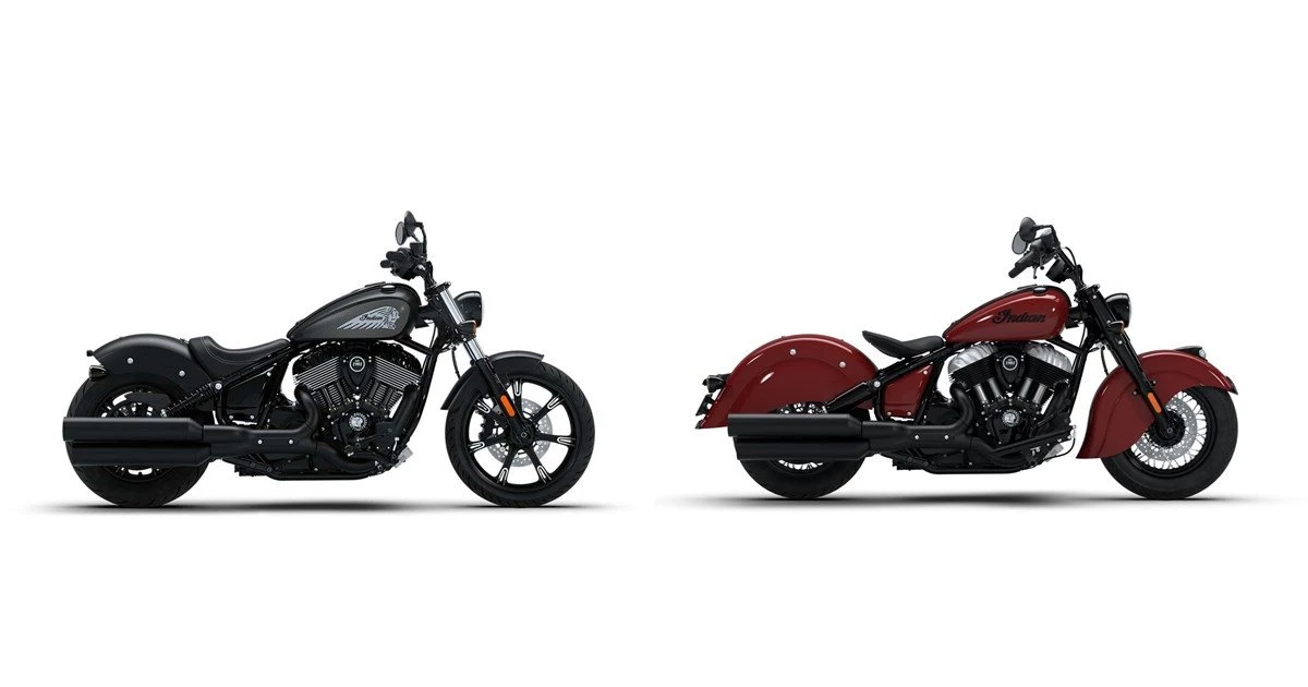 Confronto tra moto Indian Chief Dark Horse 2026 VS. Indian Chief ...