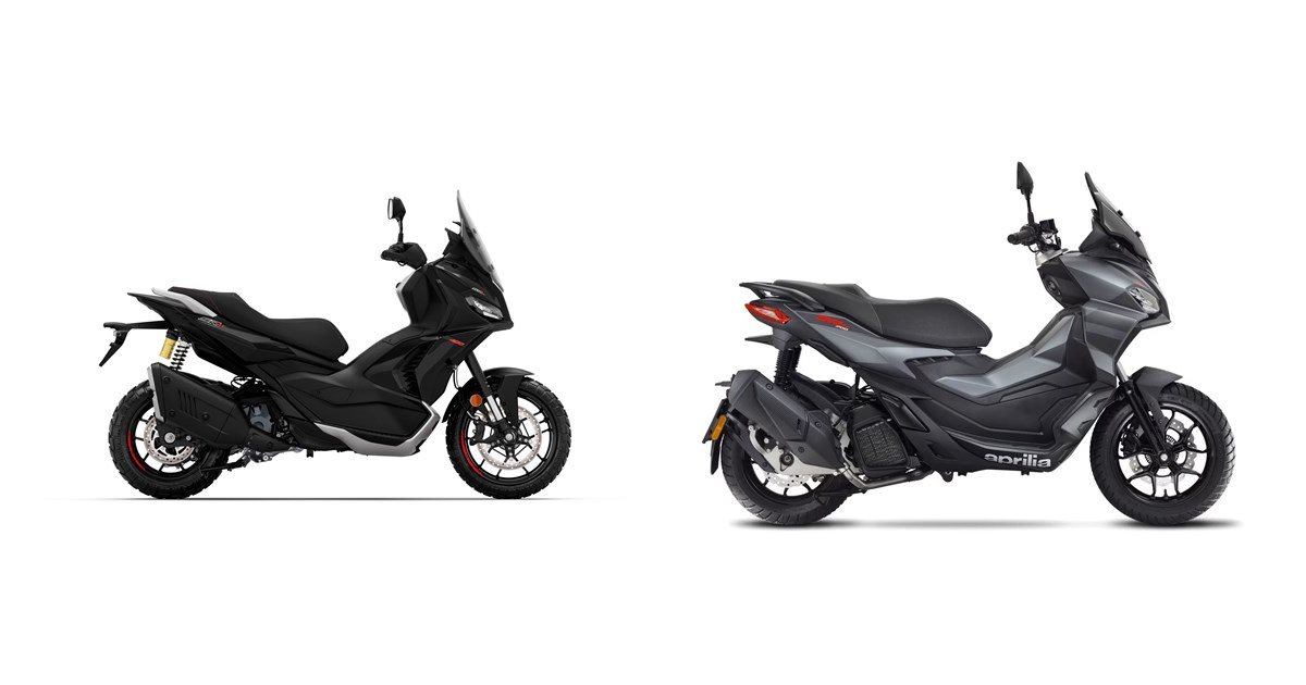 Comparaison des motos Aprilia SR GT 400 2026 VS. Aprilia SR GT 200 2025