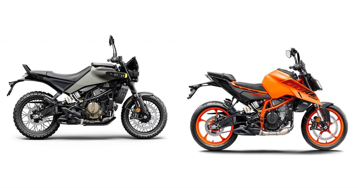 Husqvarna Svartpilen 401 2024 vs KTM 390 Duke 2025