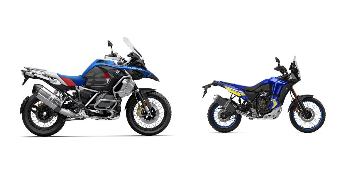 Motorrad Vergleich BMW R 1250 GS Adventure 2024 vs. Yamaha Tenere 700 ...