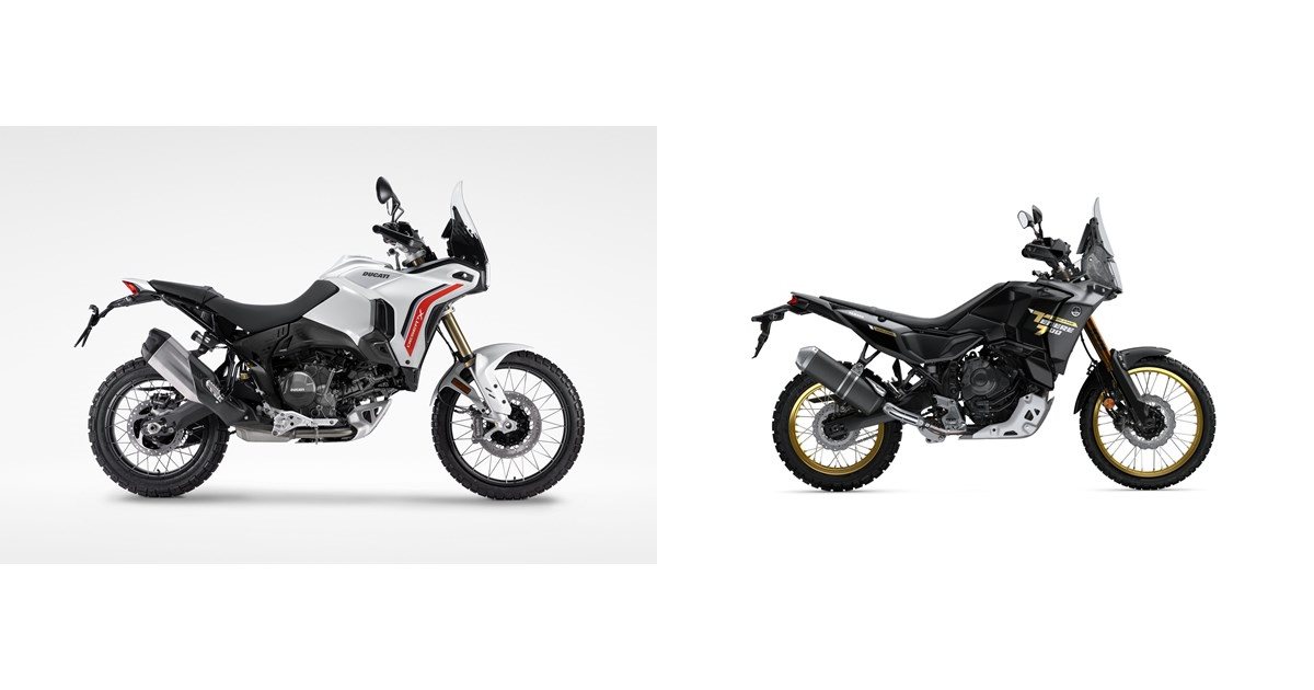 Ducati DesertX 2026 vs Yamaha Tenere 700 World Raid 2026