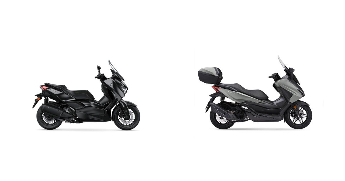 Yamaha XMAX 300 Tech MAX 2024 vs Honda Forza 125 2026