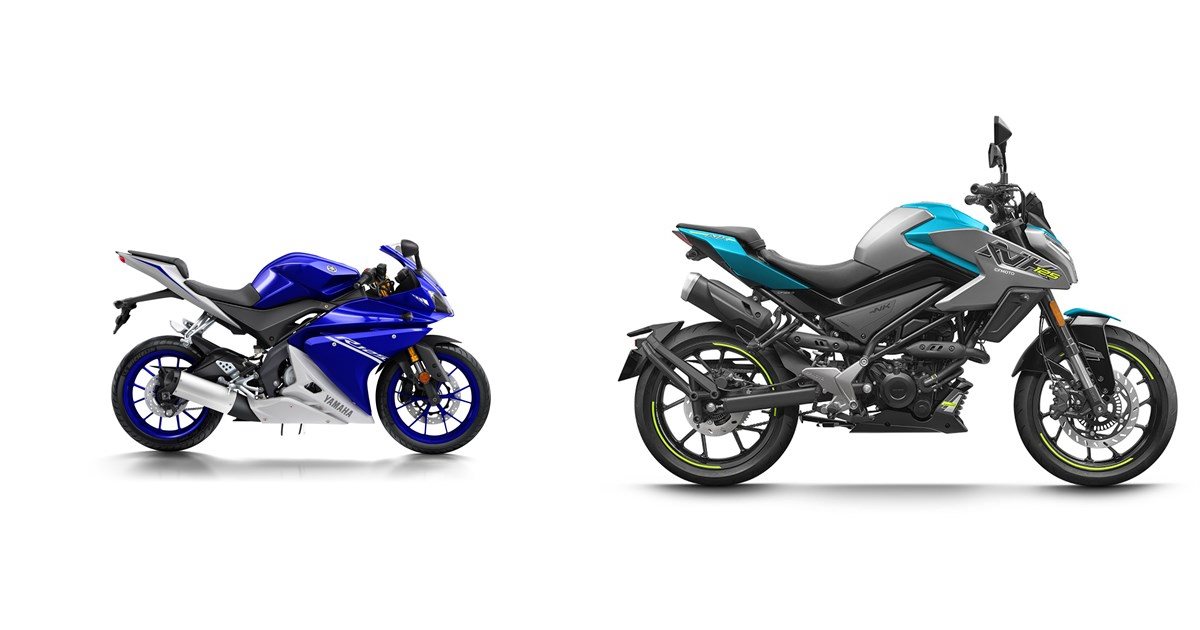 Yamaha YZF-R125 2017 vs CFMOTO 125NK 2025