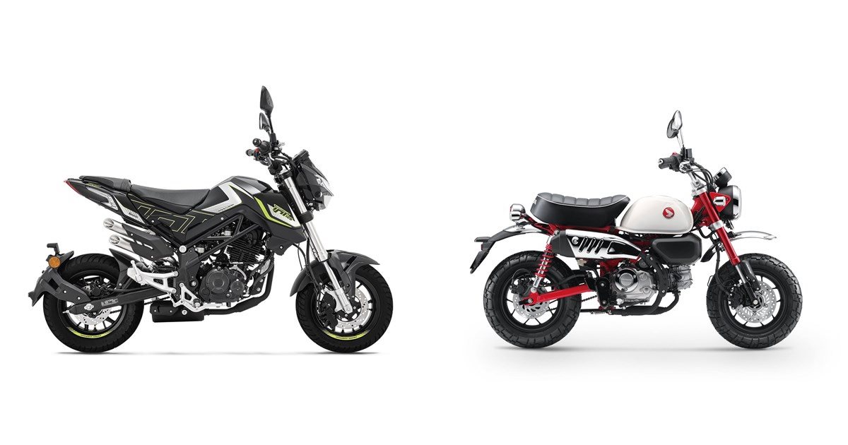 Benelli TnT 125 2024 vs Honda Monkey 125 2025