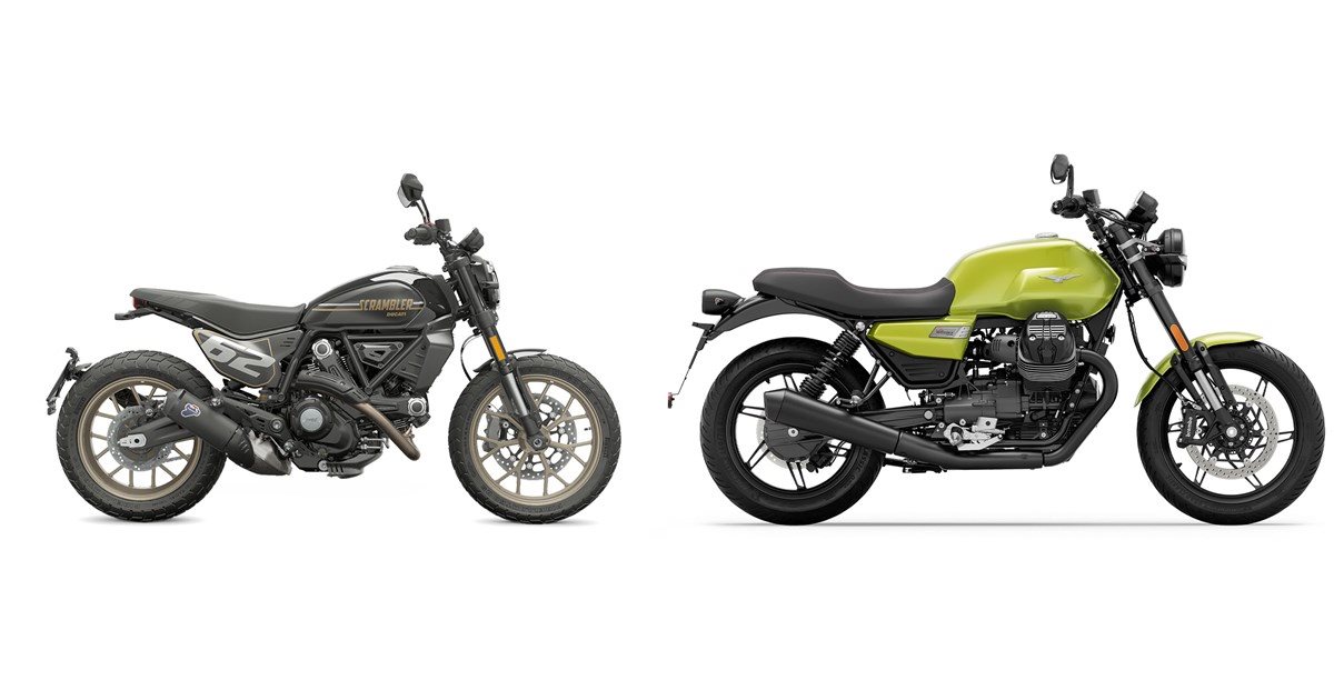 Ducati Scrambler Full Throttle 2025 vs Moto Guzzi V7 Sport 2025