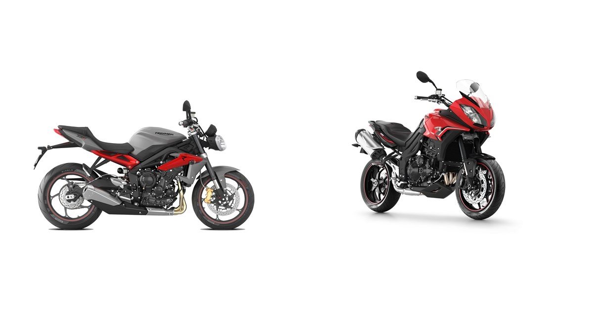 Motorrad Vergleich Triumph Street Triple 675 R 2015 vs. Triumph Tiger ...
