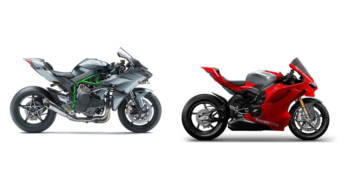 Kawasaki Ninja H2R 2026 vs Ducati Panigale V4 R 2026