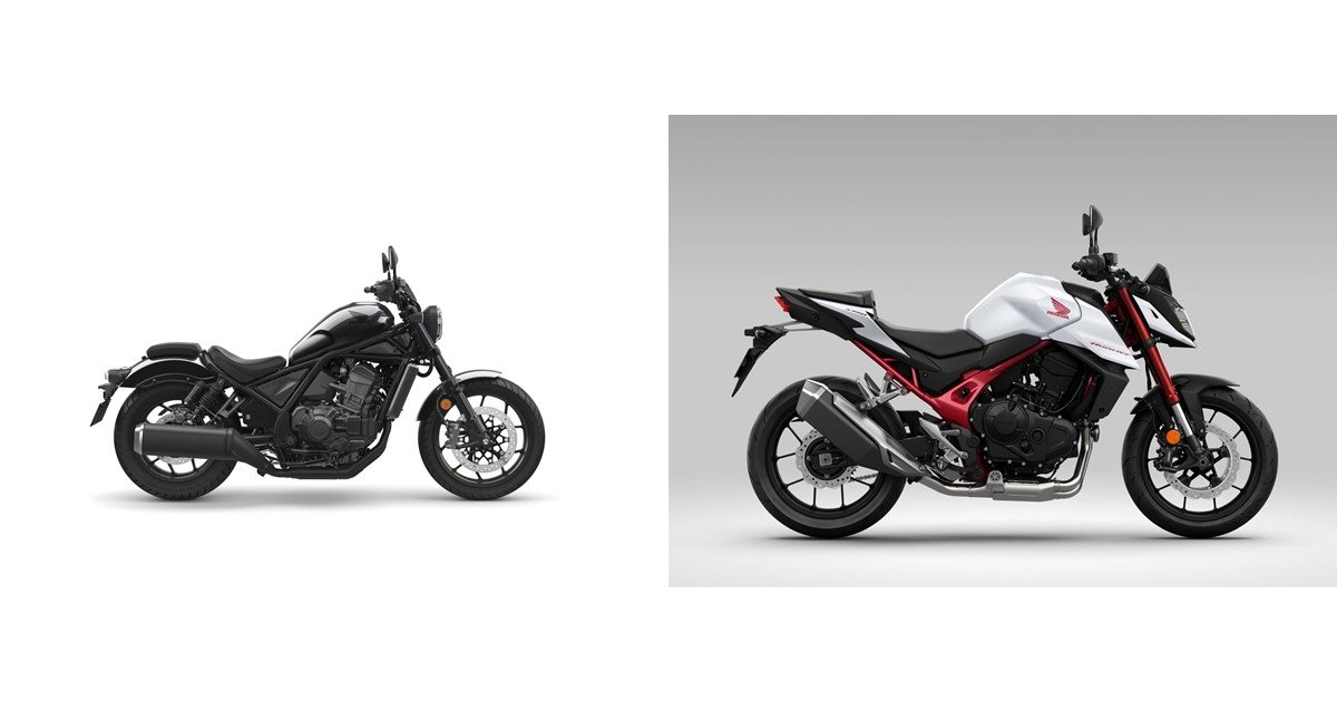 Honda CMX1100 Rebel DCT 2022 vs Honda CB750 Hornet 2023