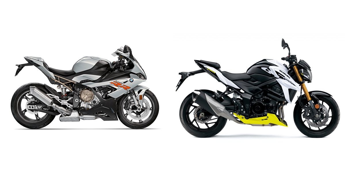 Motorrad Vergleich BMW S 1000 RR 2021 vs. Suzuki GSX-S750 2021
