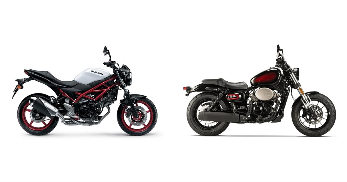 Motorrad Vergleich Suzuki SV650 2021 vs. Hyosung GV 125i S Aquila EVO ...