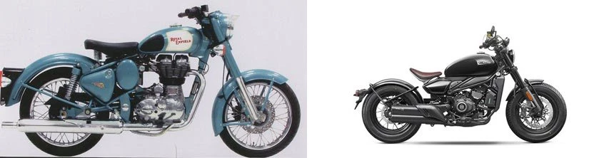 Royal Enfield Classic 500 EFI 2009 vs CFMOTO 450CL-C Bobber 2026